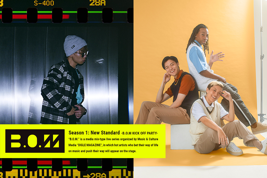 DIGLE MAGAZINE企画のライブ「B.O.M」にShurkn Pap、CIRRRCLEが出演 | block.fm