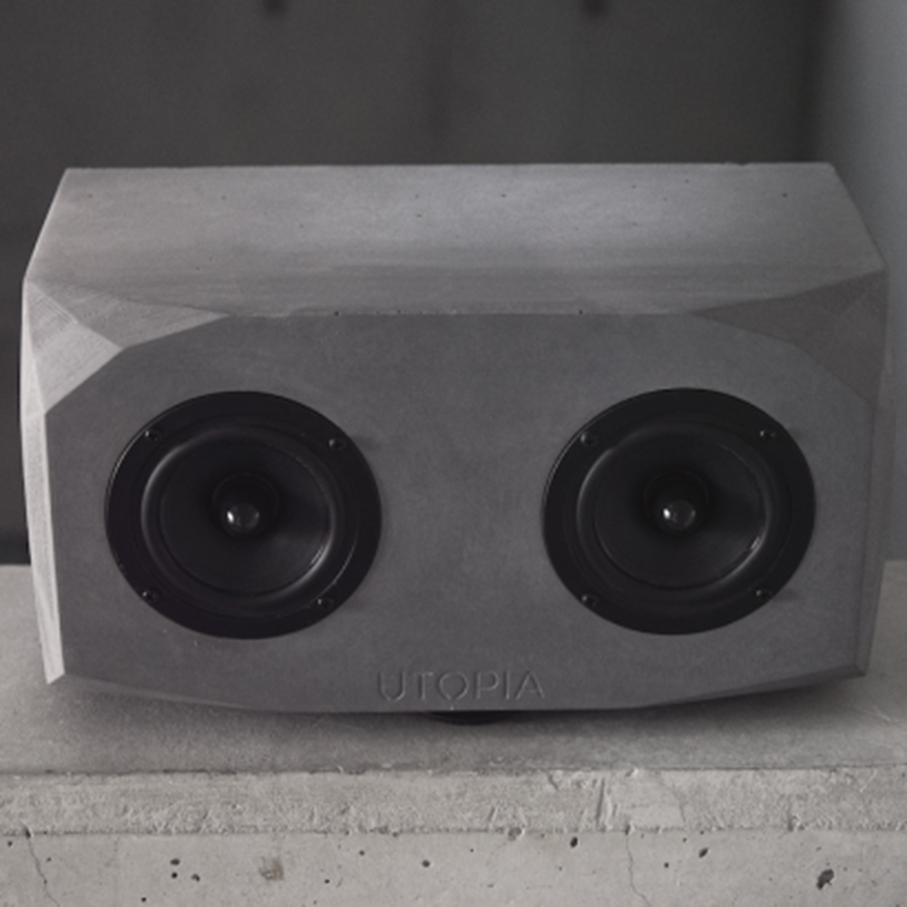 コンクリート製ハンドメイドスピーカー：Utopia Titan | block.fm