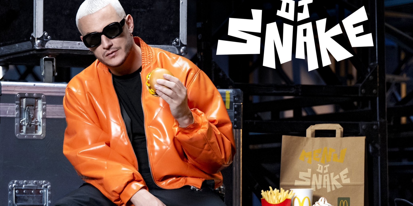 DJ Snakeがフランスのマクドナルドとコラボしたミールを販売 | block.fm